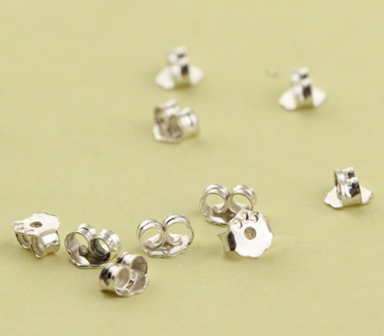 20pcs 4mm 925 Sterling Silver Earring Backs Butterfly - Etsy UK