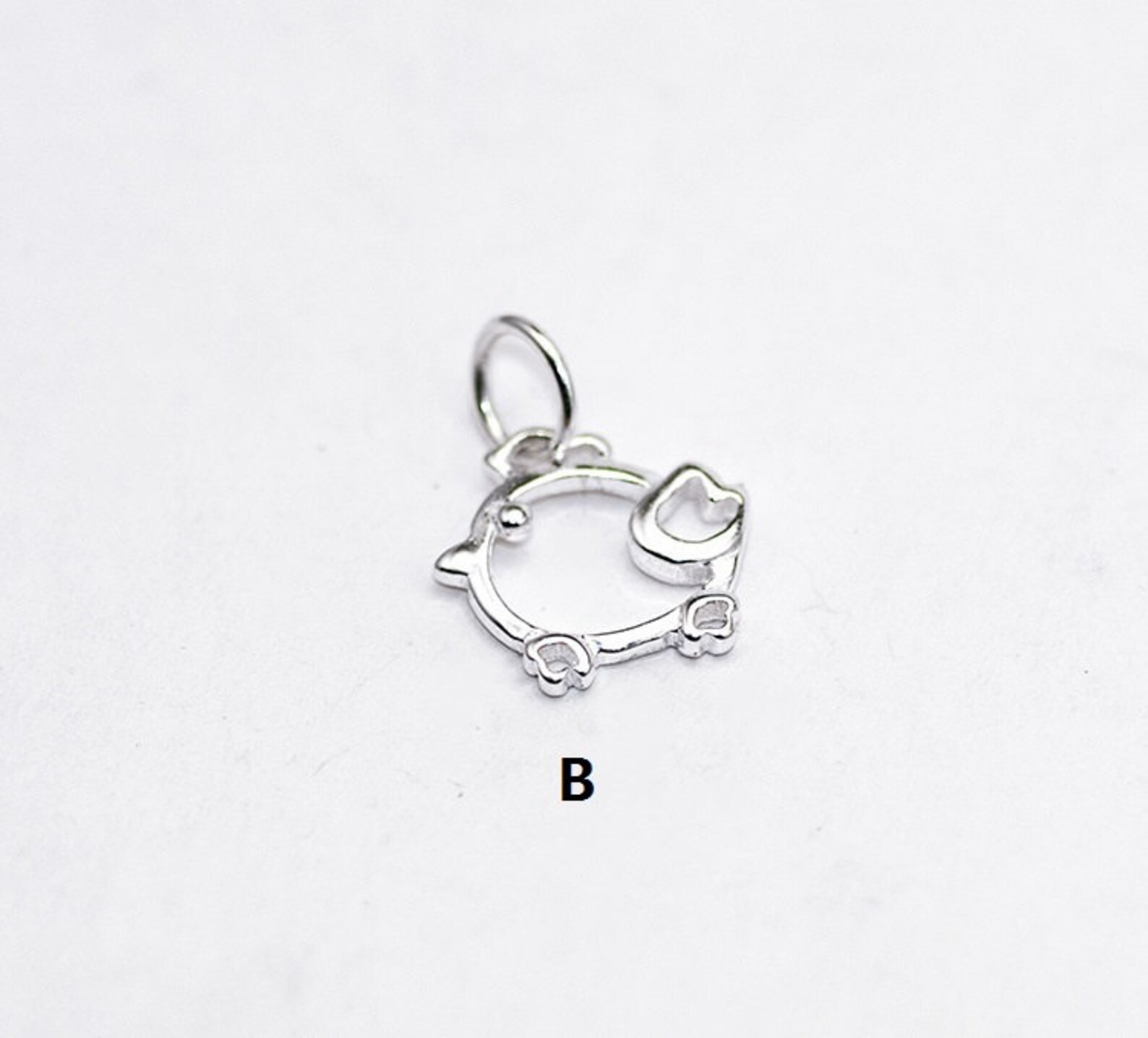 925 Sterling Silver Chicken Charms Silver Chickens Charms - Etsy