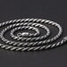 3mm Sterling Silver Chain Silver Twist Rope Necklace Antique Silver - Etsy