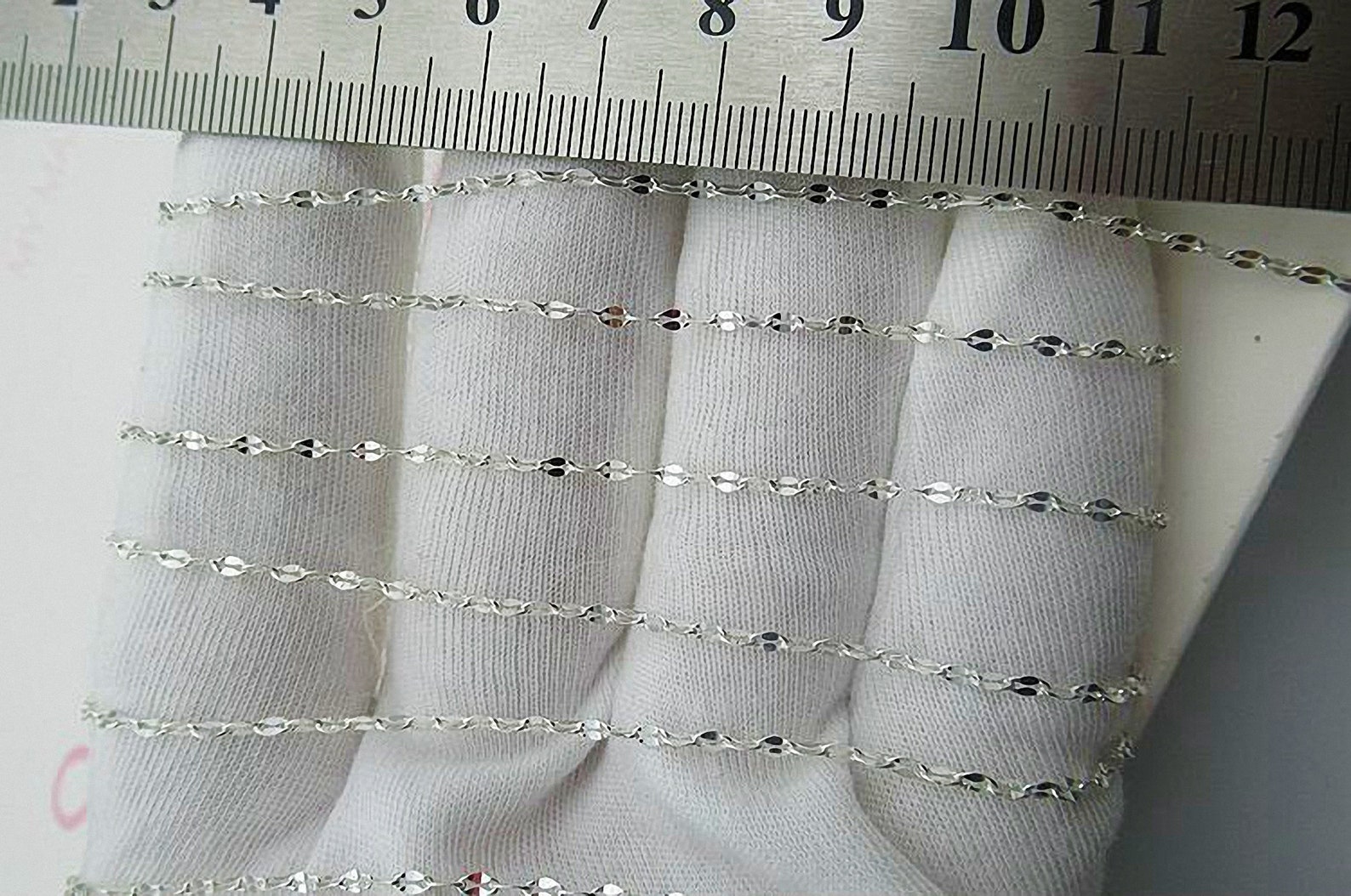 Sterling Silver Unfinished Chain Chip Chain Silver Disc Chain | Etsy