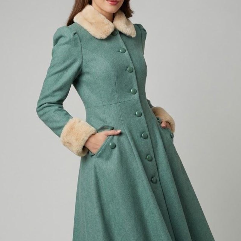 Vintage 1950s Coat Women - Etsy UK