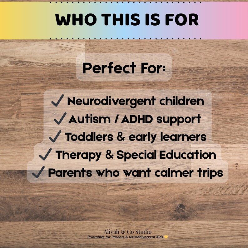 Grocery Store Visual Schedule for Kids | First Then Board, Calm Choices ...