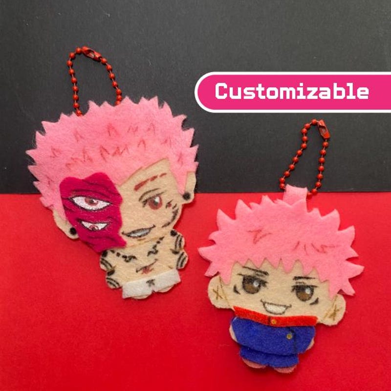 Felt Doll Custom Keychain - Etsy