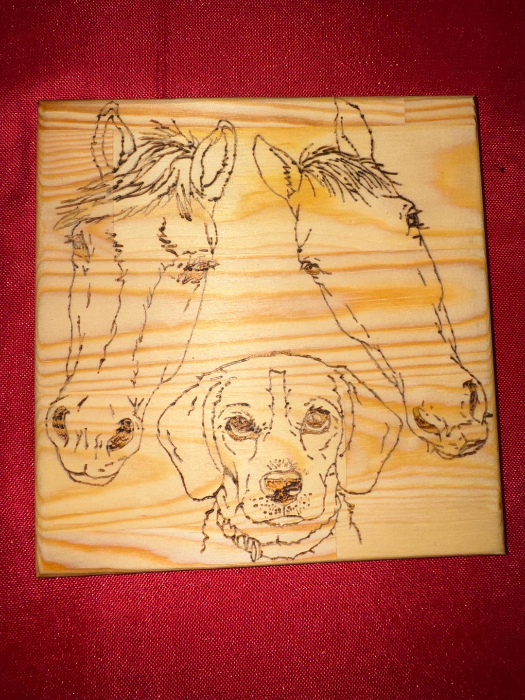 Custom Wood Burned Art | Pyrography | Animal and Pet Portraits ...