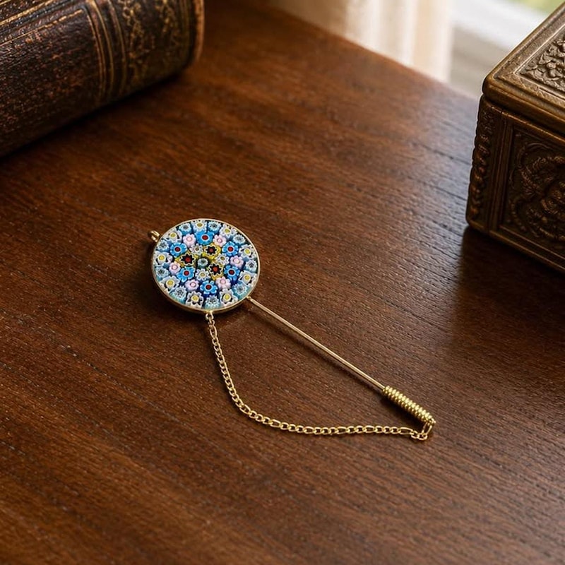 Murano Glass Lapel Pin - Etsy