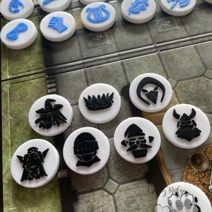 3D Printed Gaming Tokens: Class, Boss, NPC, and Monster TTG Tokens - Etsy