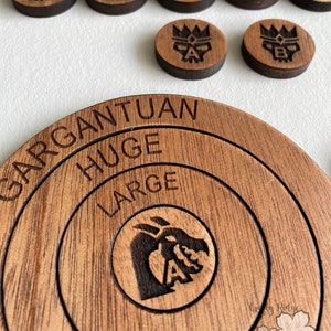 Table Top Gaming Tokens - Tokens - TTG Tokens - DND Tokens - Monster ...