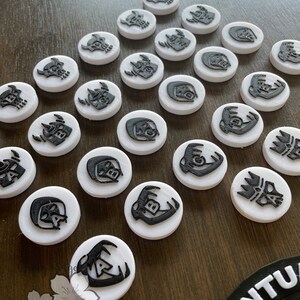 Tabletop Gaming Tokens - Tokens - TTG Tokens -DND Tokens - Monster ...