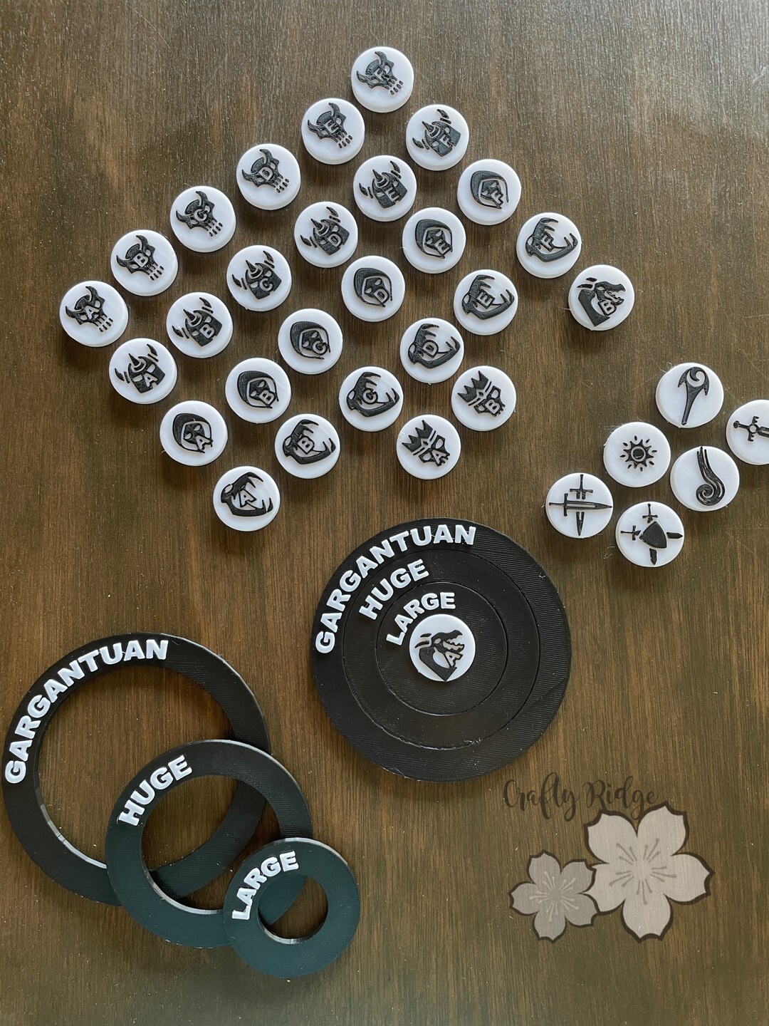 Tabletop Gaming Tokens - Tokens - TTG Tokens -DND Tokens - Monster ...