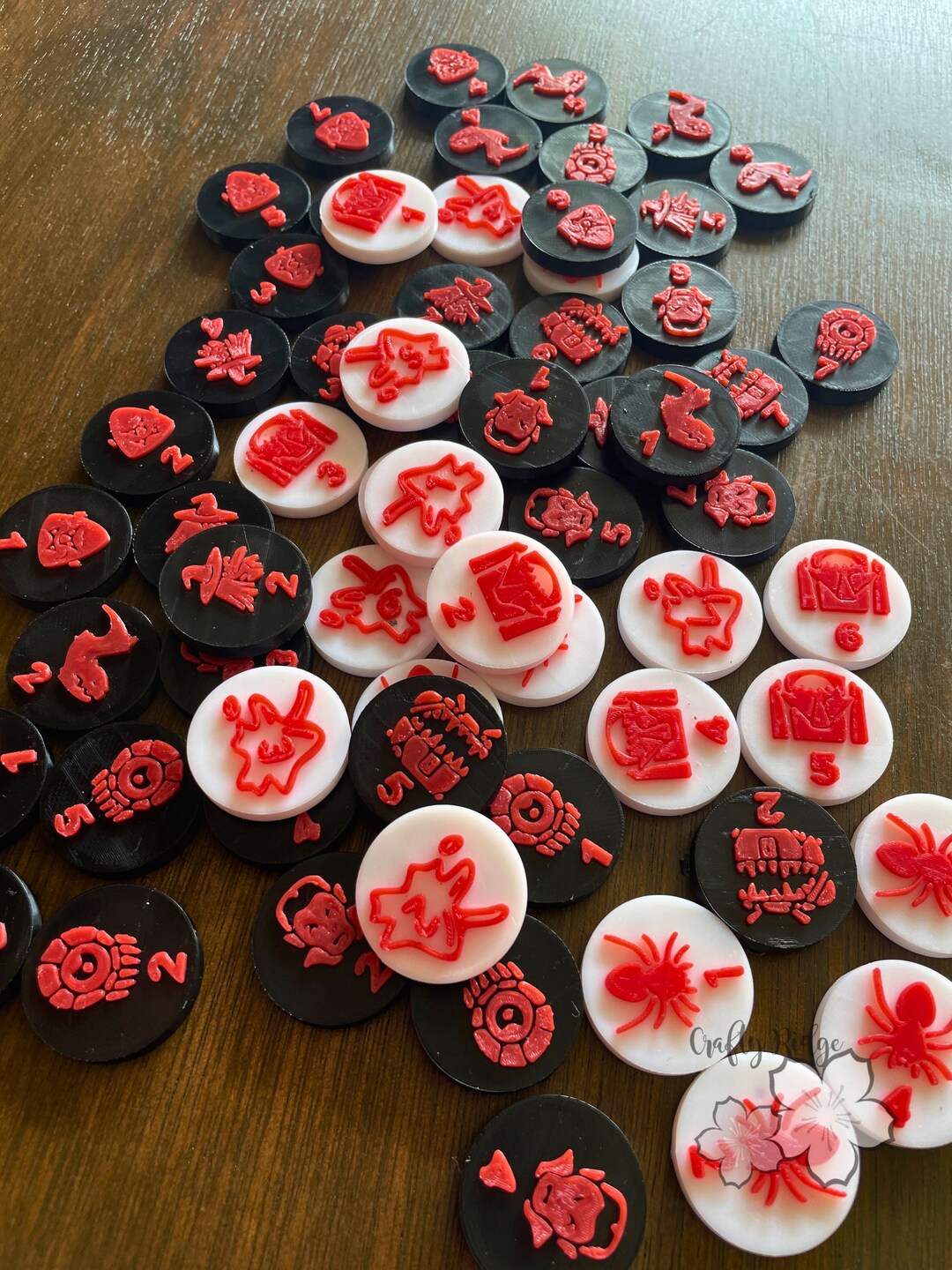 Creature Tokens 3D Printed Tokens Gaming Tokens Tokens TTG Tokens DND ...