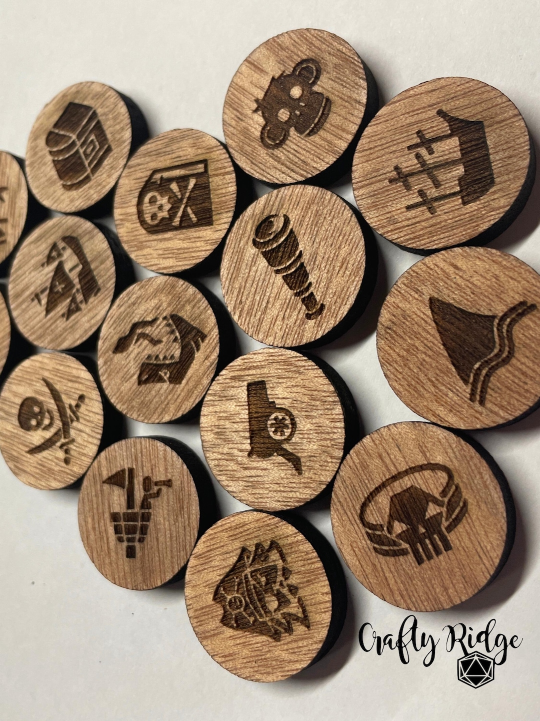 Pirate Adventure Tokens - Table Top Tokens - Gaming Tokens - Tokens ...