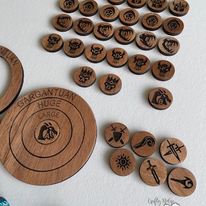 Table Top Gaming Tokens - Tokens - TTG Tokens - DND Tokens - Monster ...