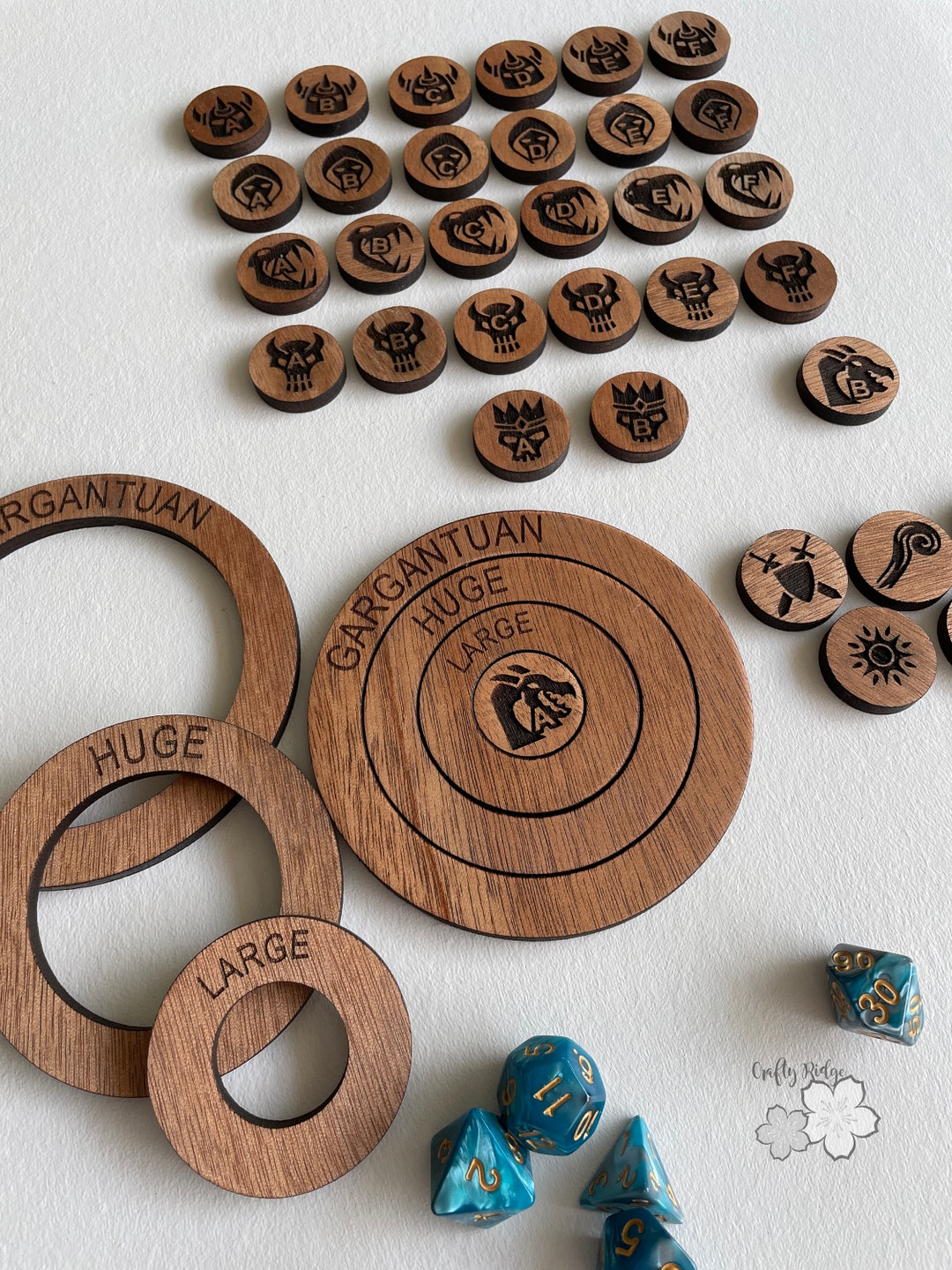 Table Top Gaming Tokens - Tokens - TTG Tokens - DND Tokens - Monster ...