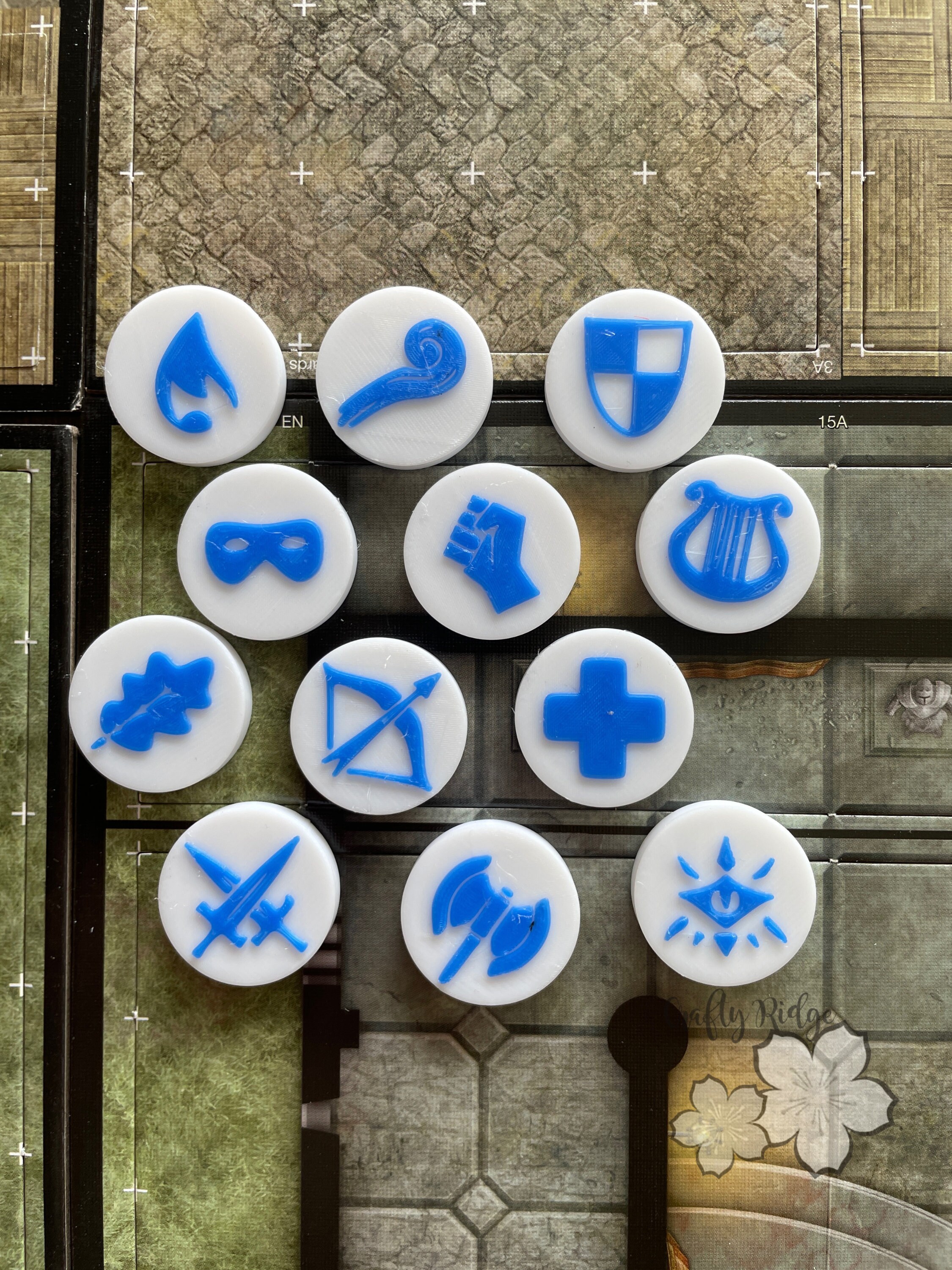 Class Tokens 3D Printed Tokens TTG Tokens DND Tokens Character Tokens ...