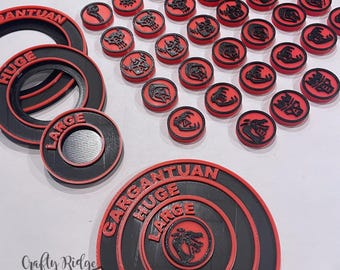 Tabletop Gaming Tokens - Tokens - TTG Tokens -DND Tokens - Monster ...