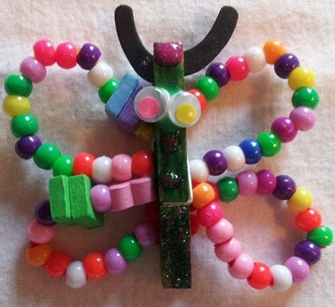 Butterfly Clothes Peg Crafting Kit, Rainy Day Craft, Birthday Party ...