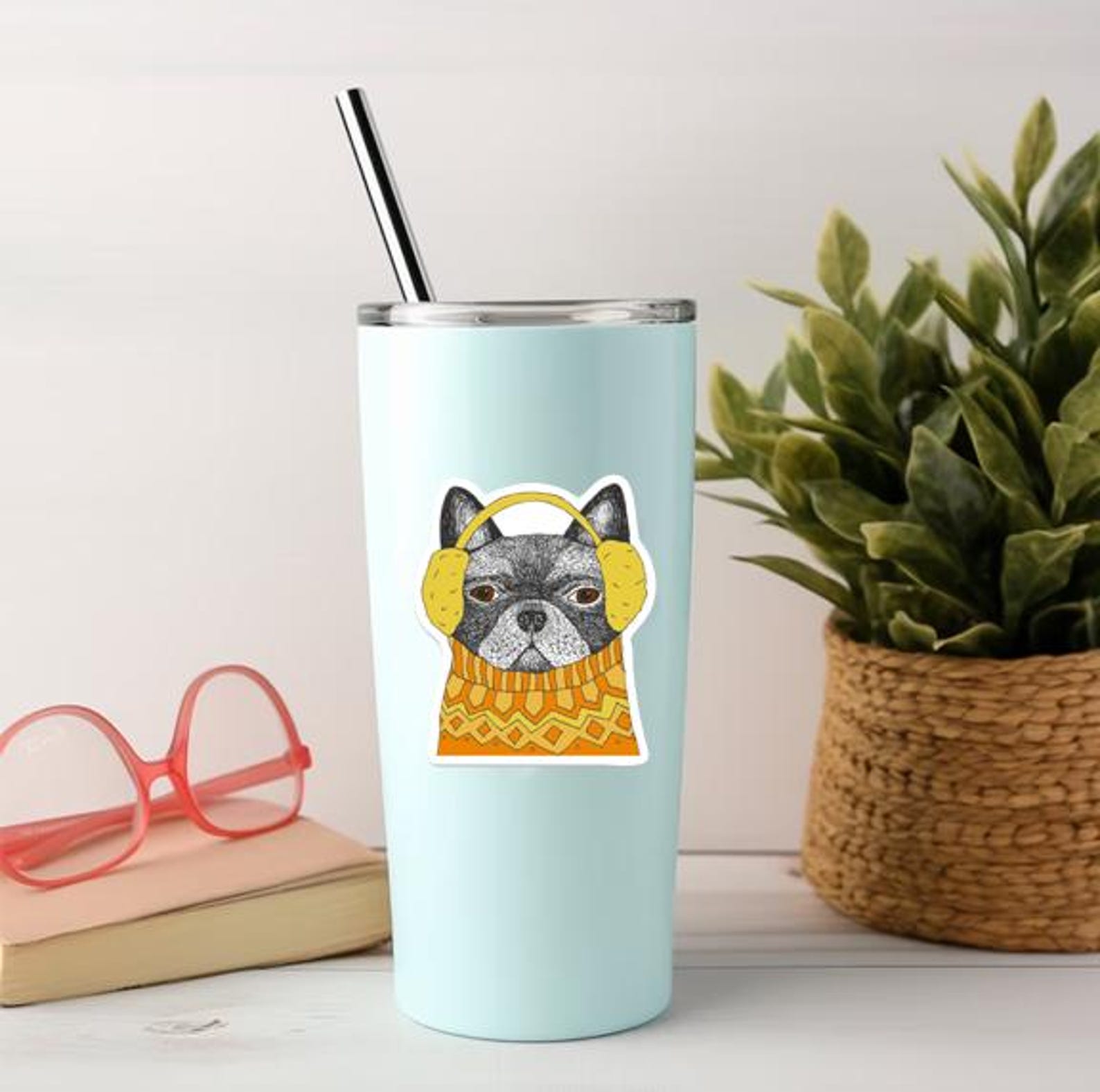 Earmuffs Sticker! - Etsy