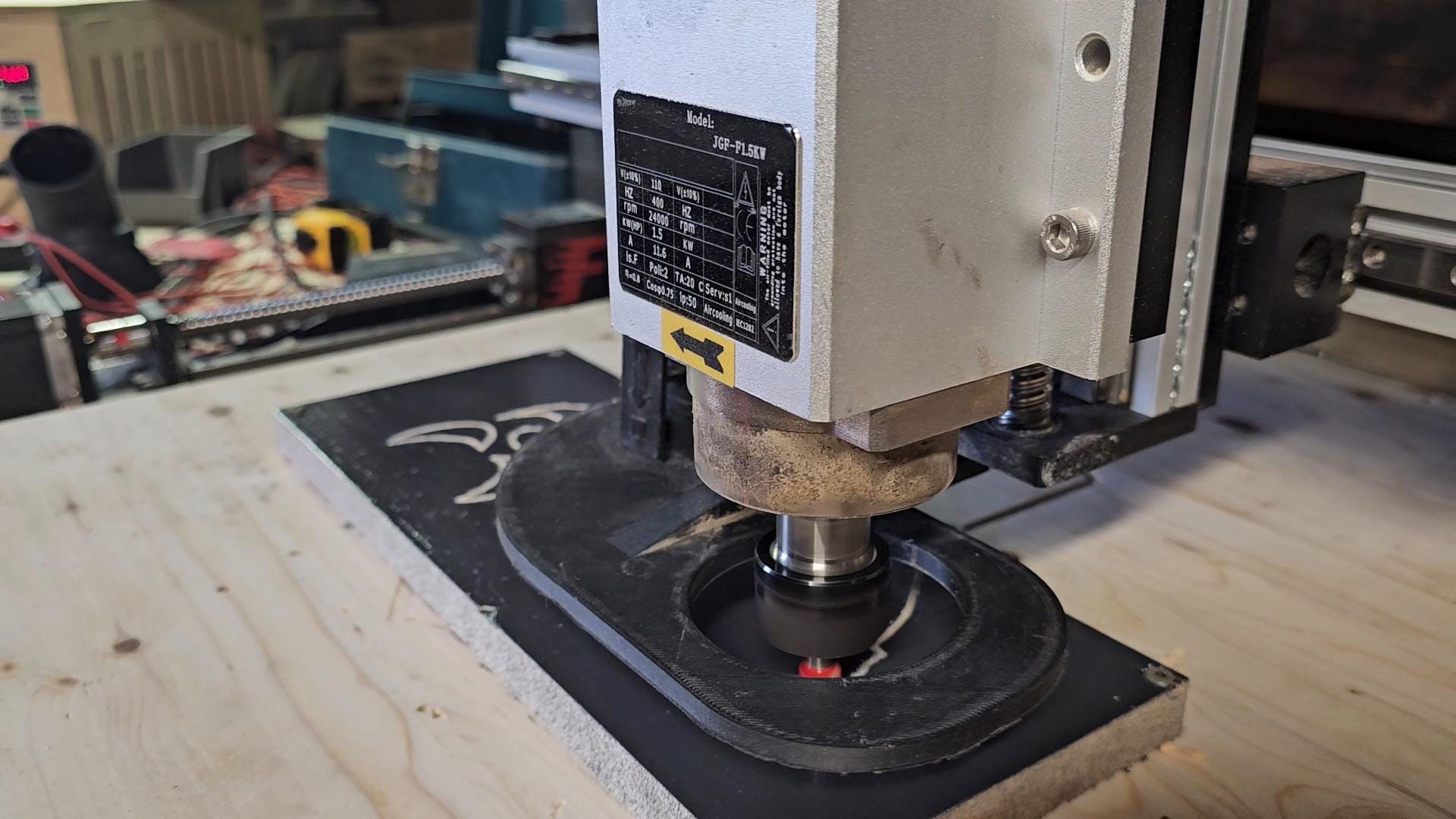 CNC Dust Boot STL Files - 3D Printable Magnetic Router Dust Shoe Router ...