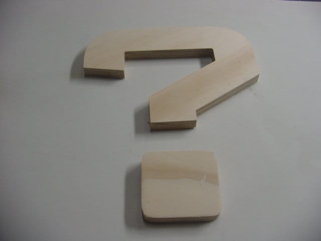 Question Mark Ornaments DIY Craft Supplies Size | Etsy