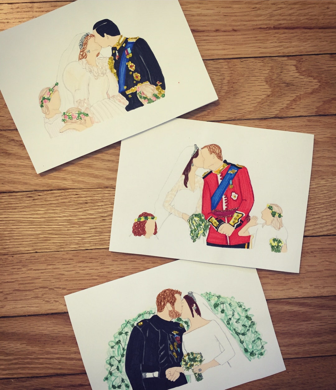 Royal Family Wedding Card Set - Etsy