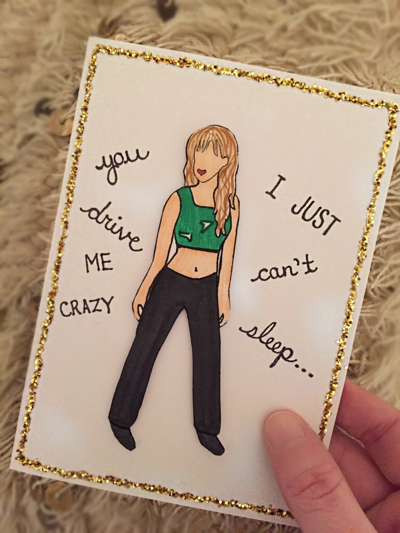 Britney Spears you Drive Me Crazy Card - Etsy Israel