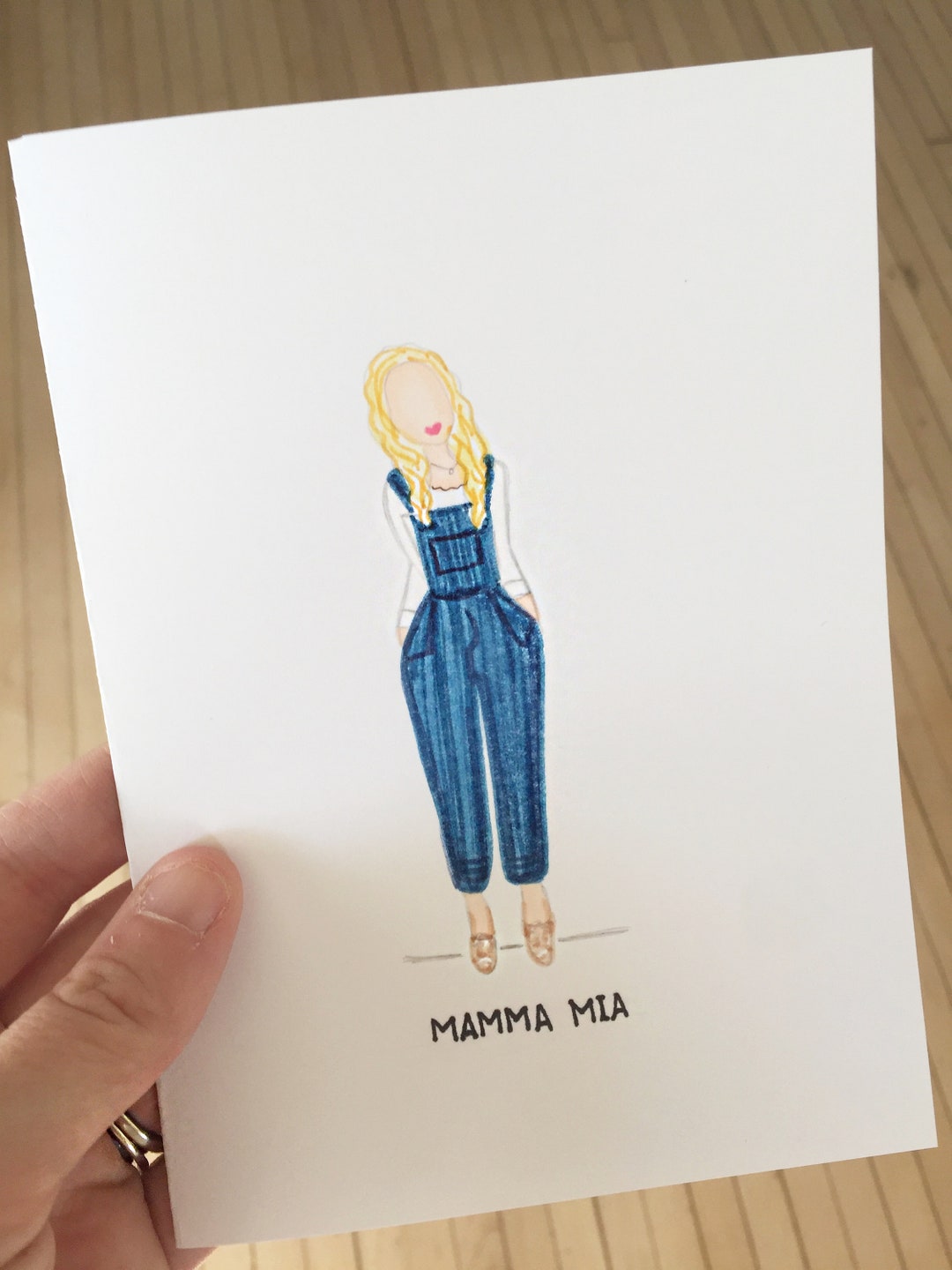 Adorable "mamma Mia" Greeting Card - Etsy