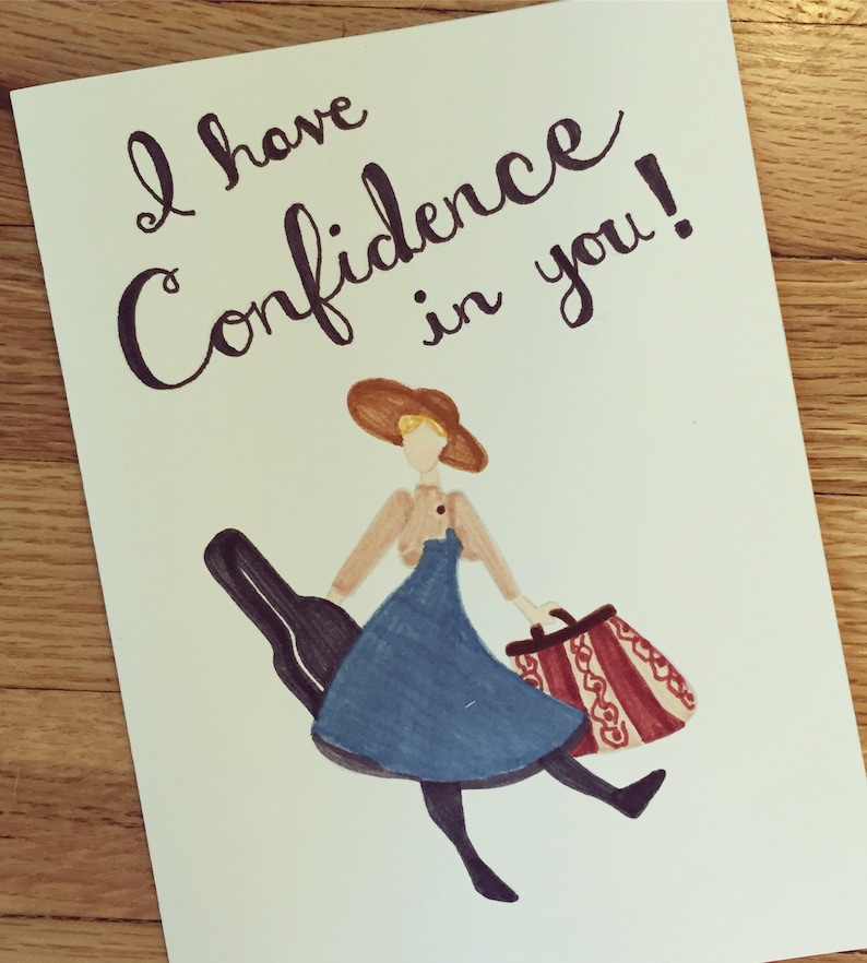 Sound of Music Card i Have Confidence in You - Etsy UK