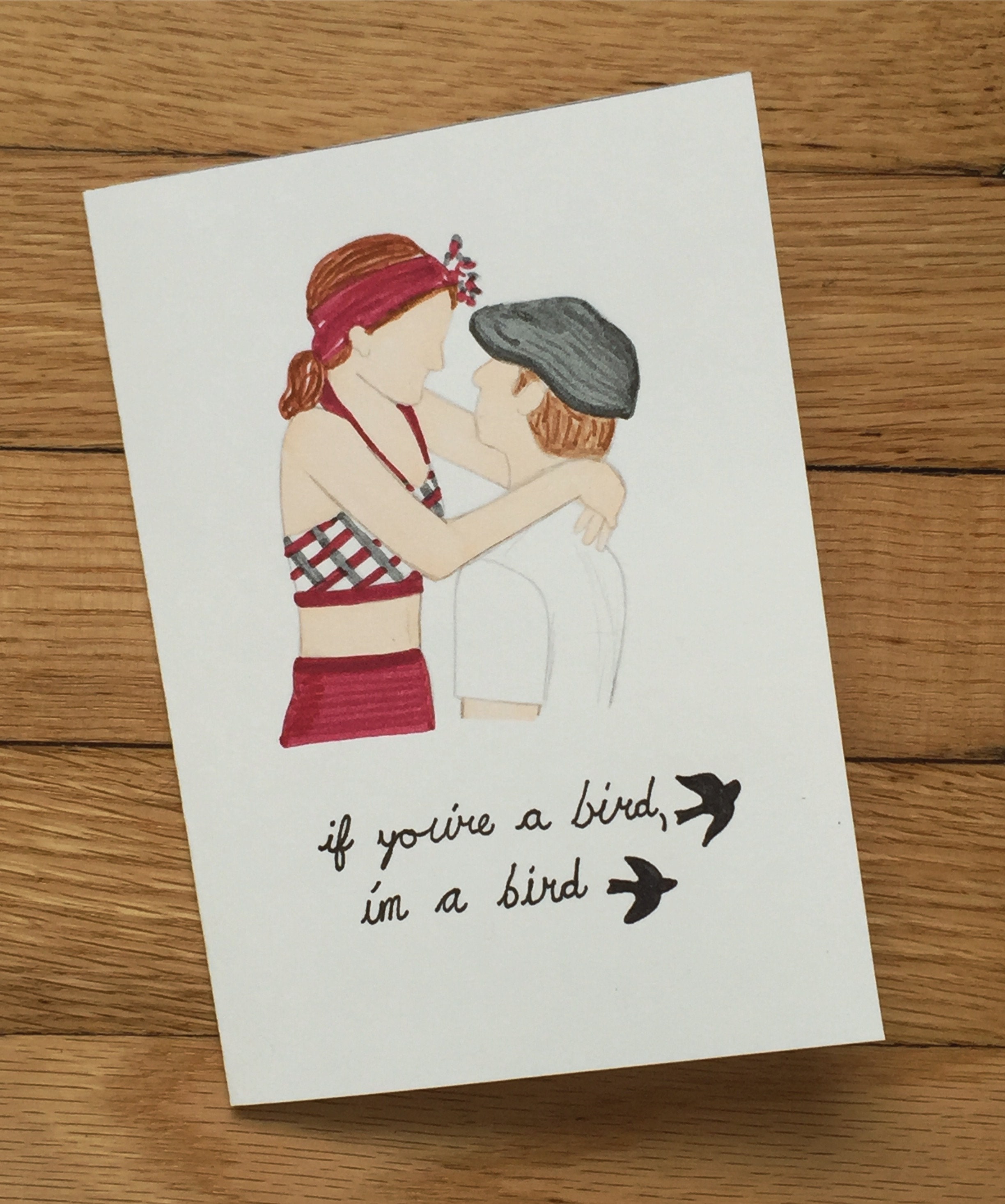 The Notebook If youre a bird Im a bird Card - Etsy Nederland