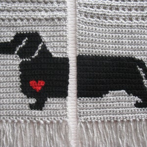 Dachshund Scarf Crochet Pattern. Instant Download for Weenie Dog ...