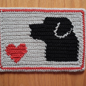 Black Lab Crochet Pattern. Instant Download Labrador Retriever and Red ...