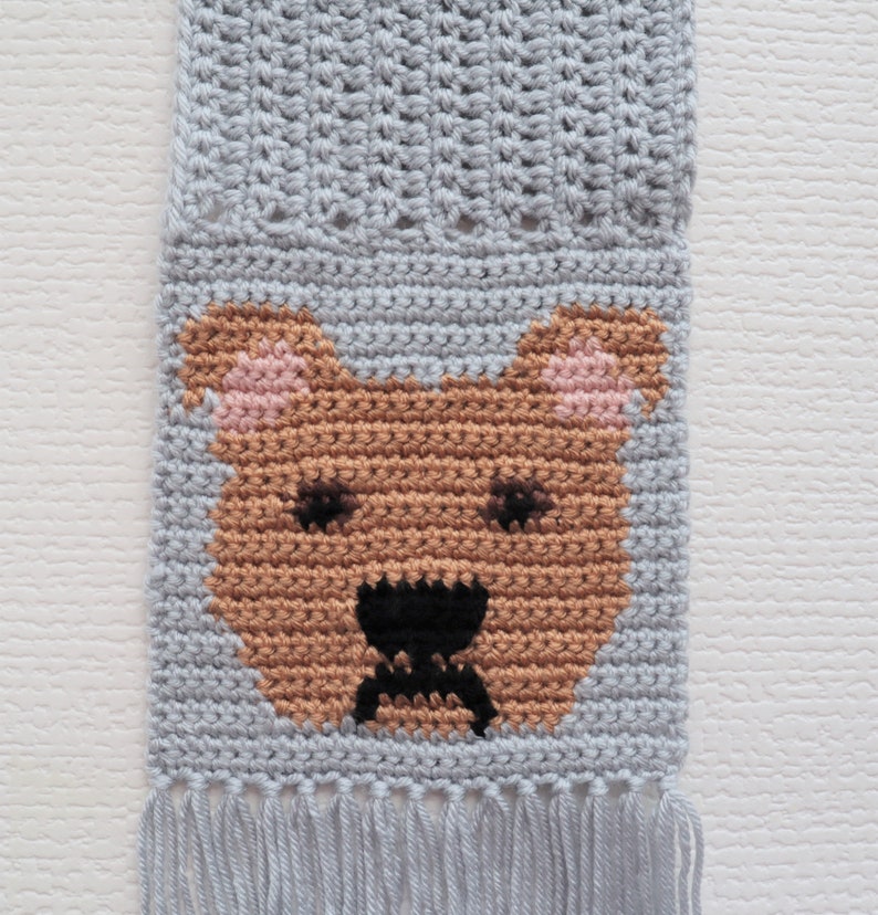 Crochet Pattern for a Pit-bull Terrier Scarf. Instant Download for DIY ...