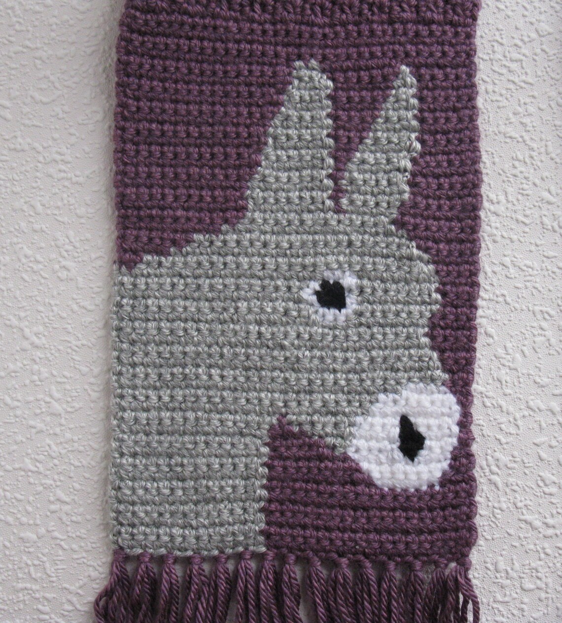 Donkey Scarf Crochet Pattern. Instant Download for a Diy Scarf With ...