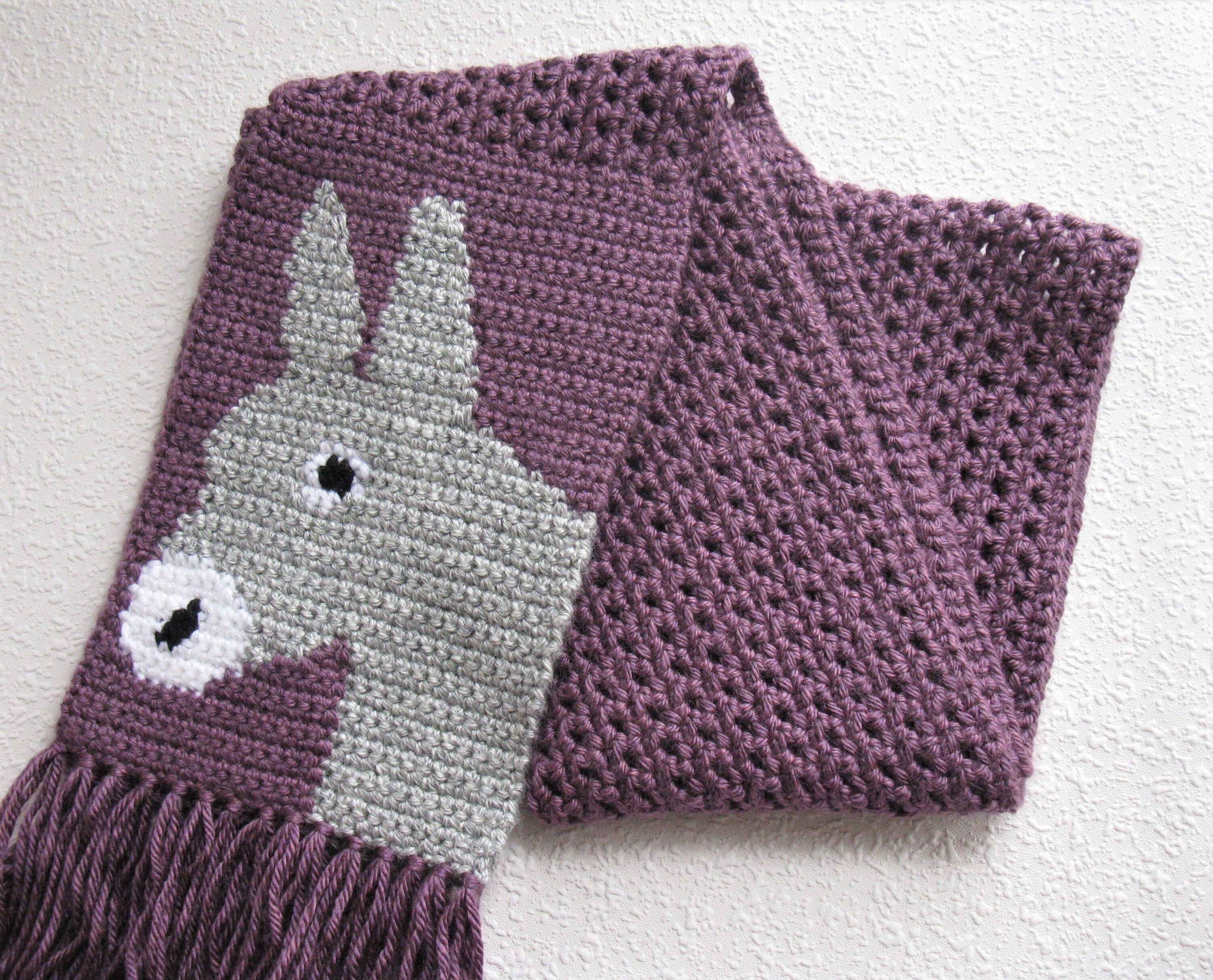 Donkey Scarf Crochet Pattern. Instant Download for a Diy Scarf With ...
