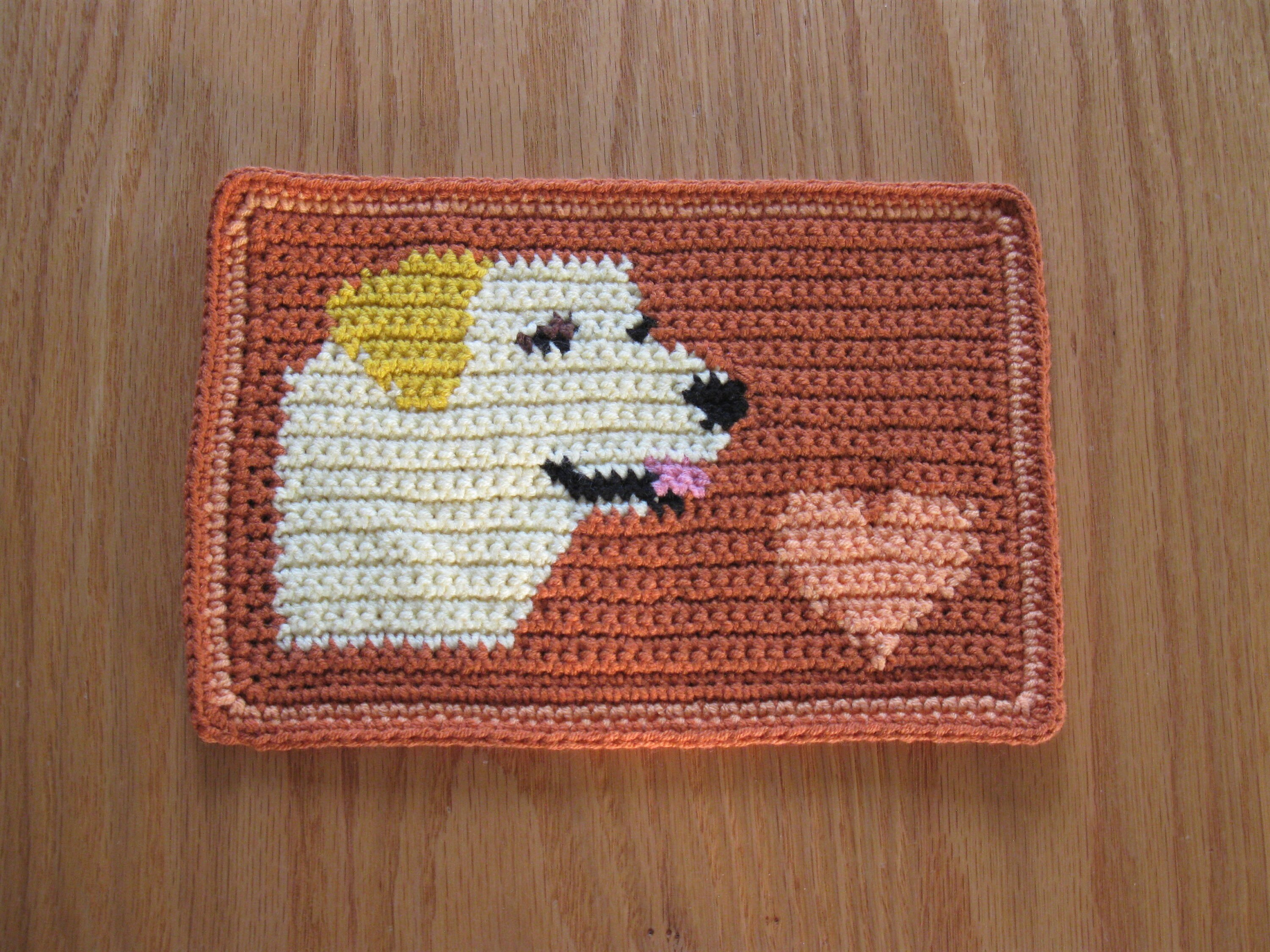 Labrador Dog Crochet Pattern. Instant Download Mug Mat Pattern - Etsy ...