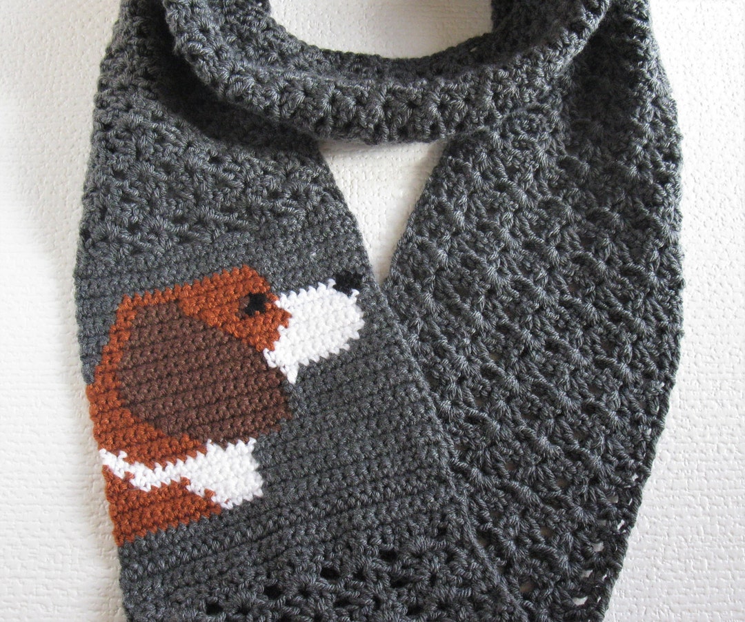 Beagle Dog Scarf Crochet DIY Infinity (PDF Pattern Design - Etsy