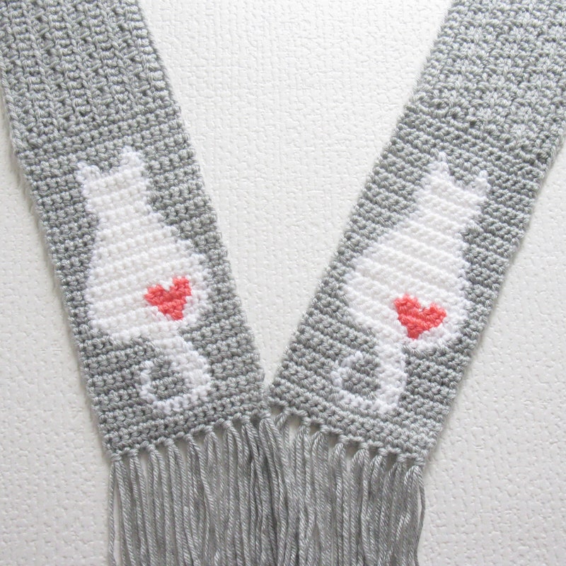 Grey White Cat Crochet - Etsy