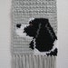 Springer Spaniel Crochet Pattern. DIY Scarf With Black and White ...