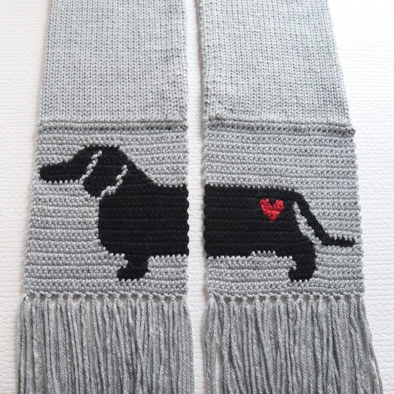 Dachshund Scarf - Etsy