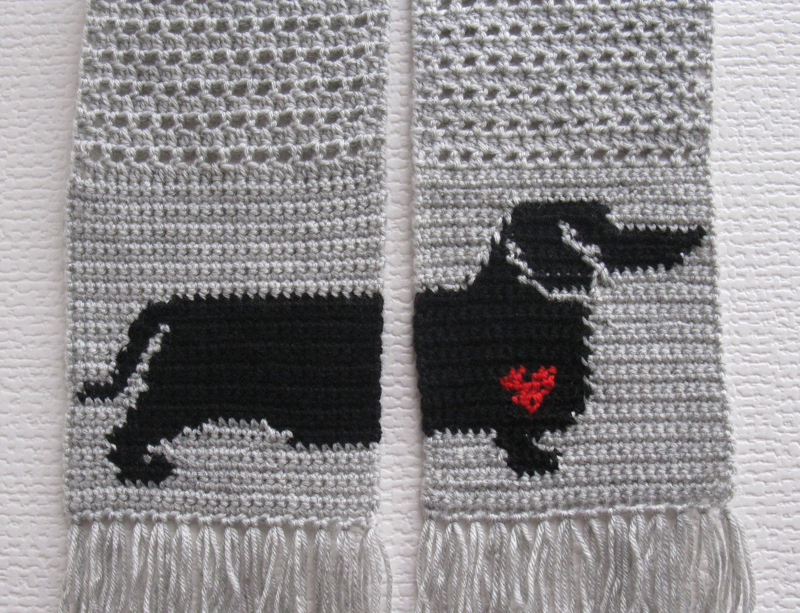 Dachshund Scarf Crochet Pattern. Instant Download for Weenie Dog ...