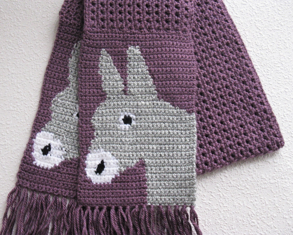 Donkey Scarf Crochet Pattern. Instant Download for a Diy Scarf With ...
