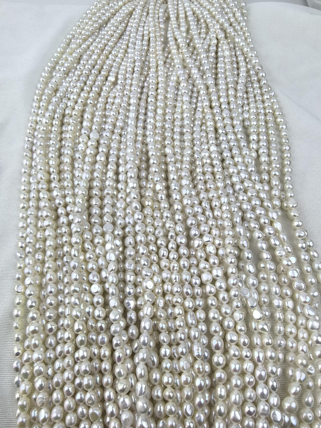 Freshwater Pearl Full Strings for Diy 39-40cm for Diy - Etsy