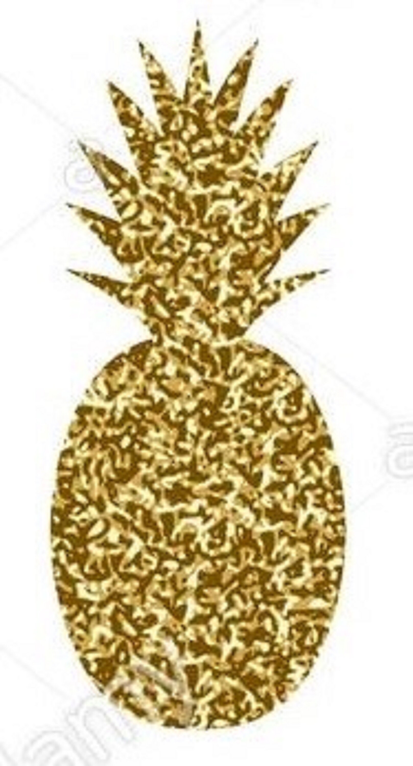 Pineapple Graph With Written Pattern - Etsy