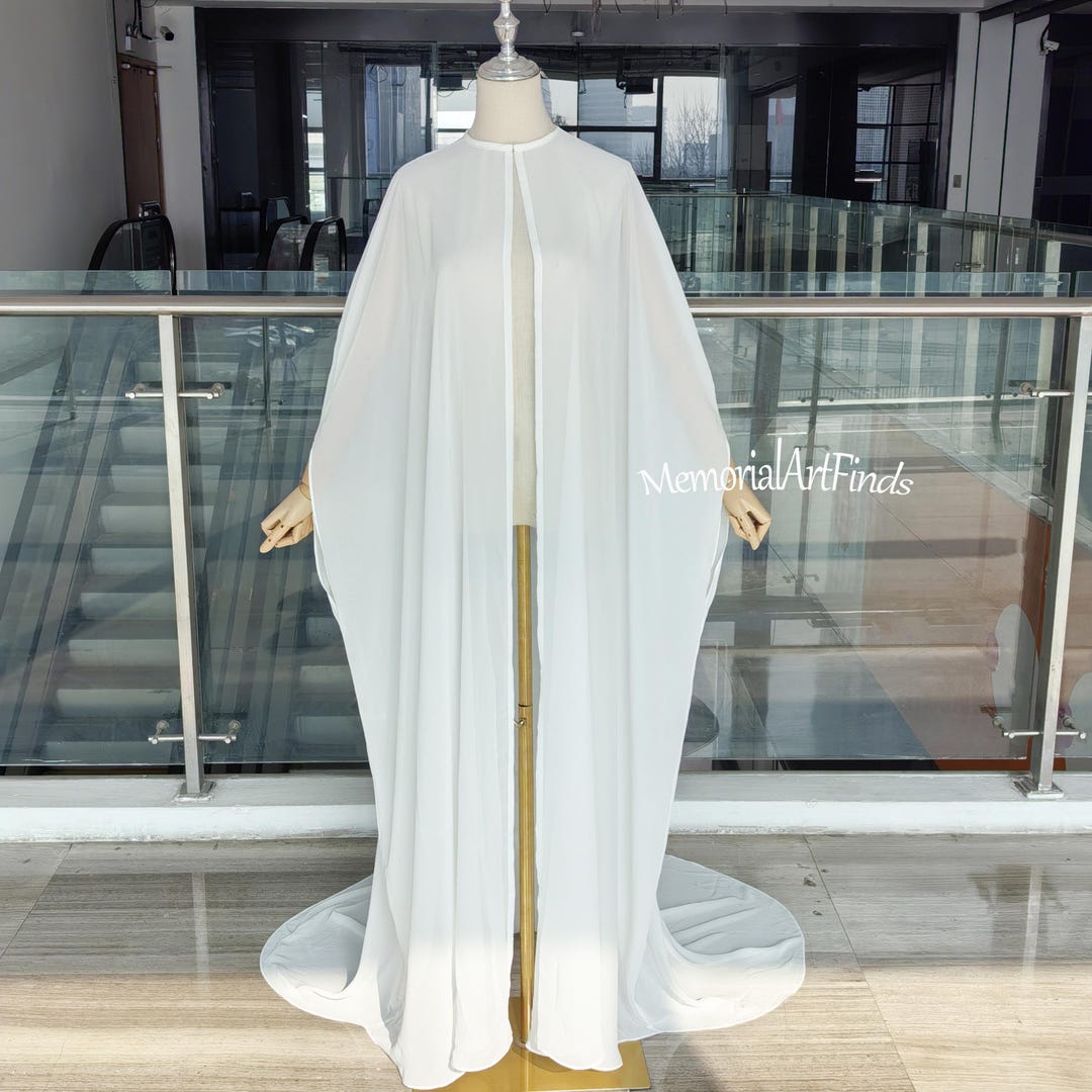 Custom Color Bridal Cloak With Arm Hole, Wedding Halloween Shawl, Light ...
