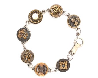 Antique Button Jewelry | Etsy