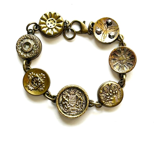 Antique Button Jewelry - Etsy