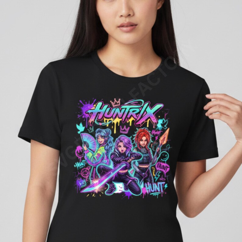 Kpop Huntrix PNG | Huntrix Demon SVG | Kpop Demon Hunters Shirt Design ...