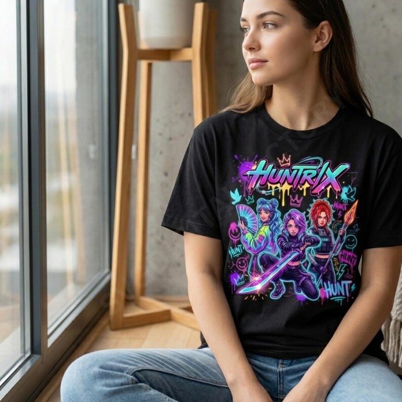 Kpop Huntrix PNG | Huntrix Demon SVG | Kpop Demon Hunters Shirt Design ...