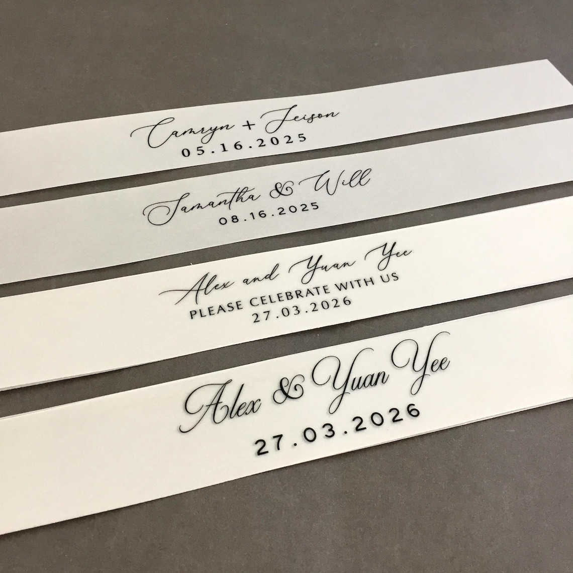 Vellum Belly Band, Belly Band Wedding Invitation, Custom Vellum Belly ...