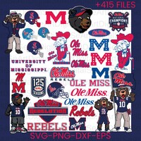 Ole Miss Svg Bundle, Ole Miss Png Clipart, Cut Files for Cricut, Cricut ...