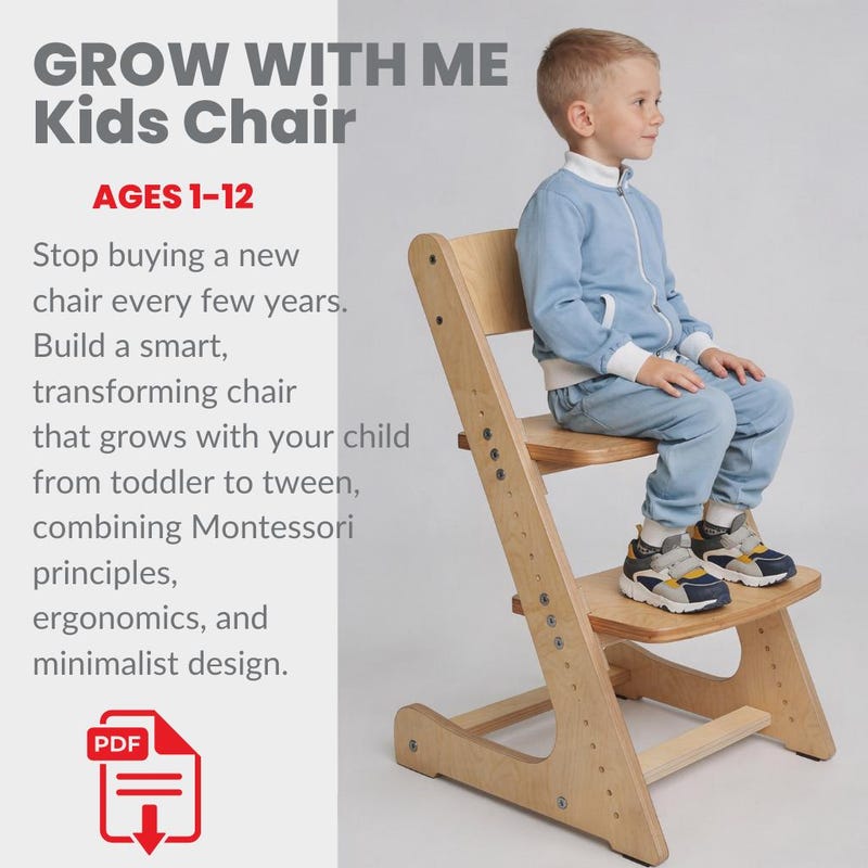 Toddler Chair Grow - Etsy